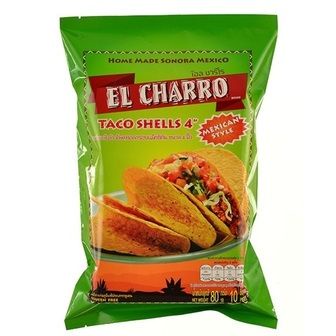 El Charro Mini Taco Shells 4 10 Pcs แผ่นแป้งข้าวโฟด ทอด กรอบ แม๊กซิกัน ...