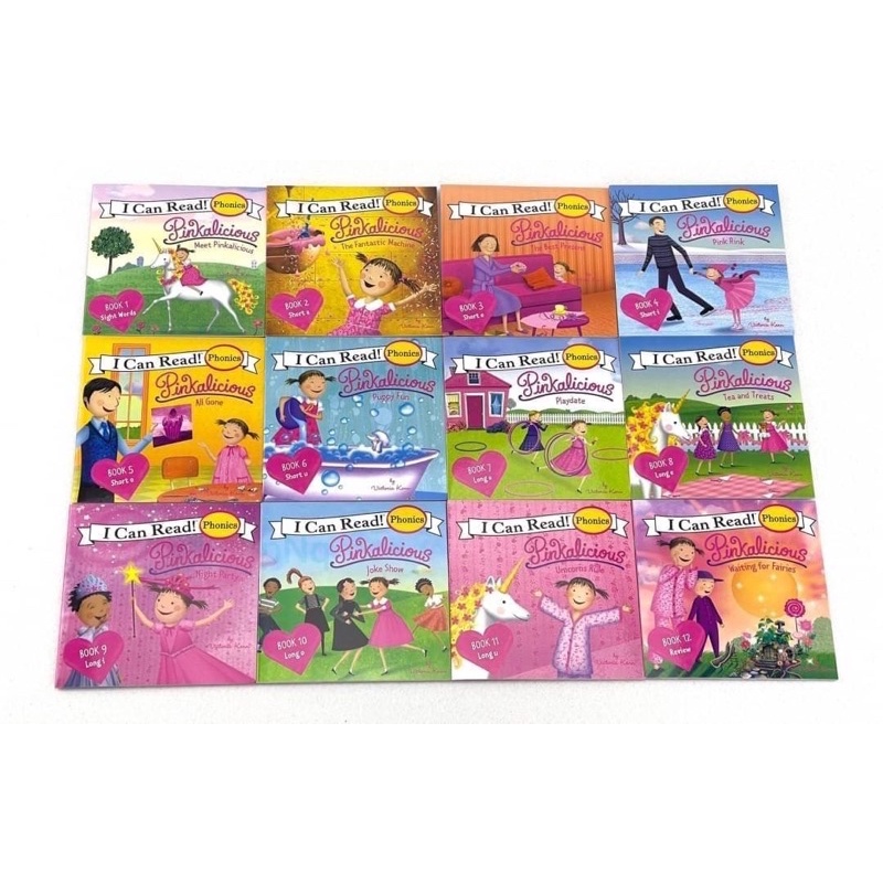 Pinkalicious Phonic Book Set เซตหนังสือหัดอ่าน 12 เล่ม | Shopee Thailand