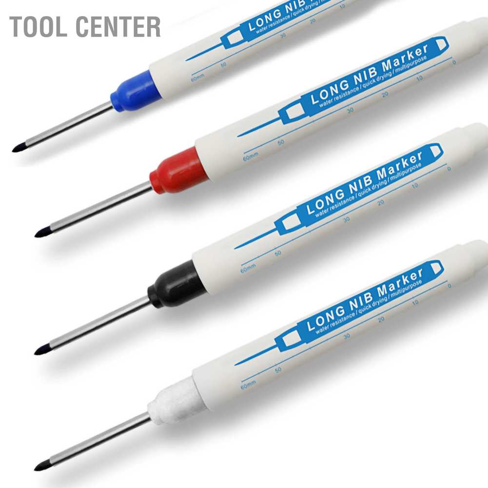 Tool Center Long Nib Marking Pen Multifunctional Waterproof Deep Hole ...