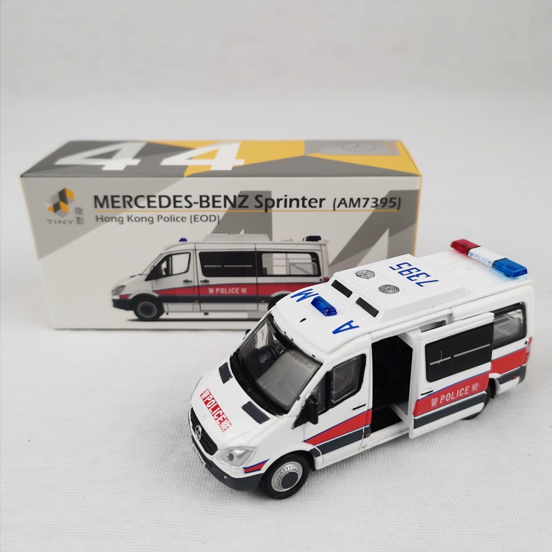 TINY 44/97/104/131/132/136 HONG KONG POLICE AMBULANCE BENZ SPRINTER DIECAST CAR | Shopee Thailand