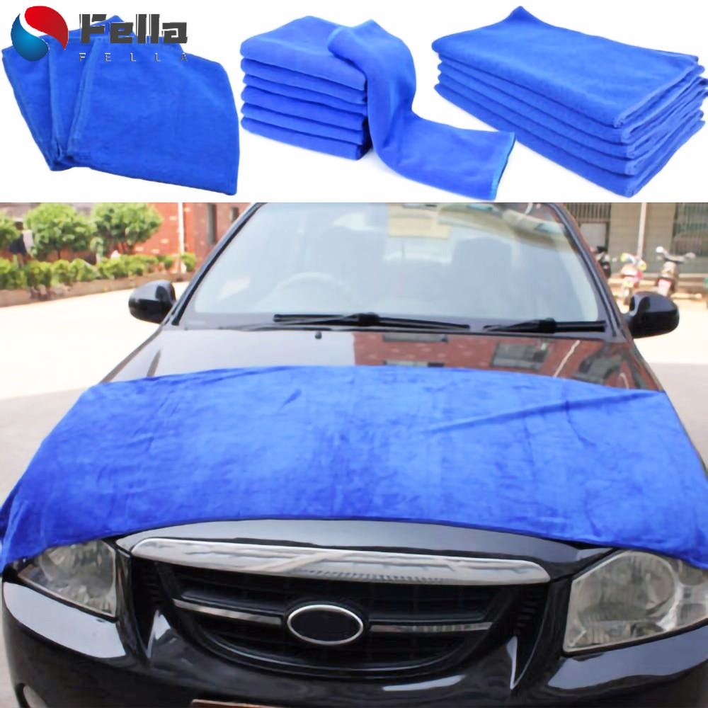 1pc Microfiber Towel Car Care Polishing Wash Towels Plush Washing ...