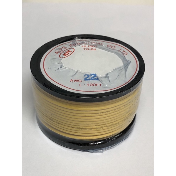 สายไฟอ่อนAWG-22 (UL1007,100 ft) ใช้สำหรับเชื่อมต่อภายในอุปกรณ์ ...