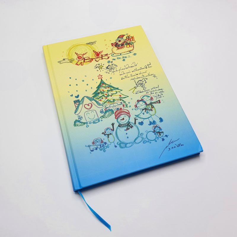 Happy Diary สมุดบันทึกความสุข (ภาพฝีพระหัตถ์) | Shopee Thailand