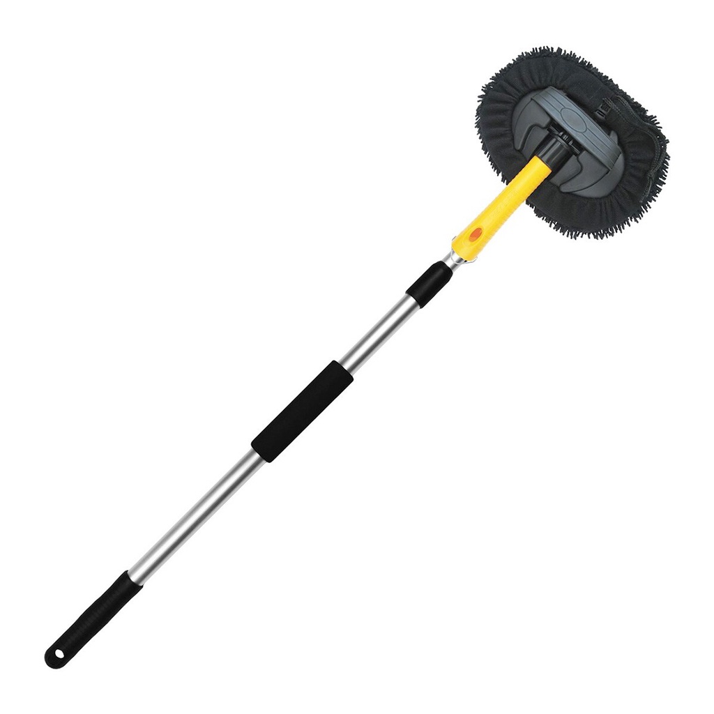 ชุดแปรงล้างอเนกประสงค์ + ด้ามปรับระดับ SMILEARM รุ่น SM0022 SM0004 ขนาด 0.7 - 1.2 เมตร สีดำ แปรง ...