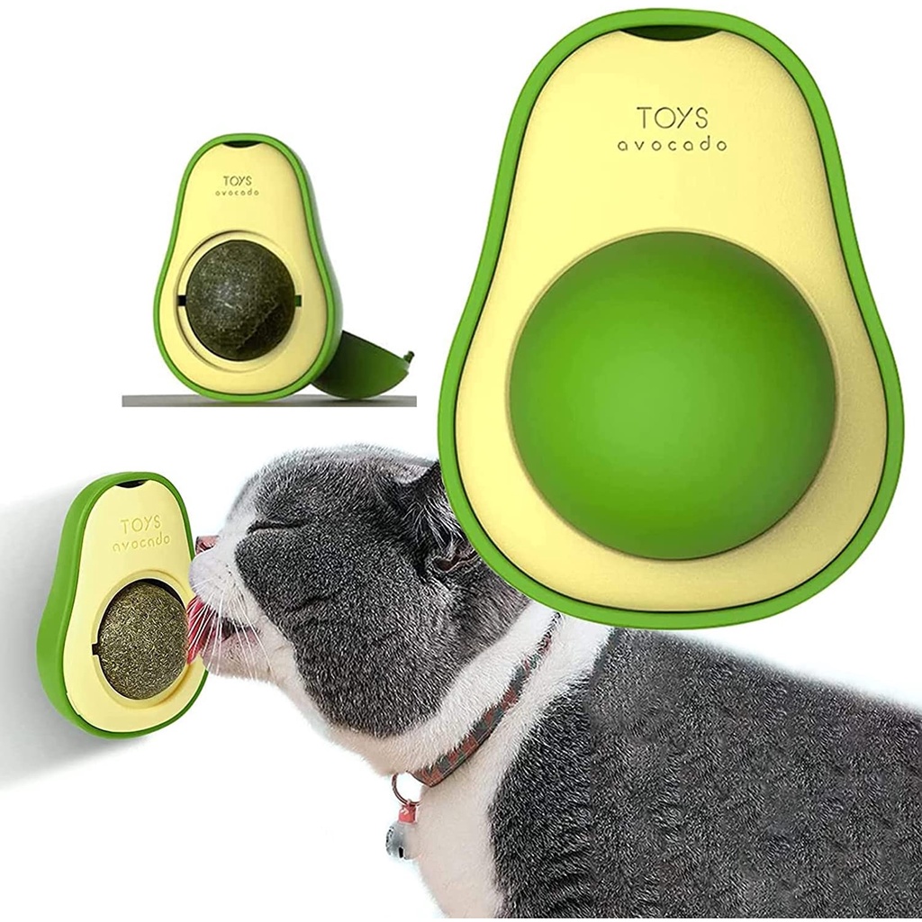 🥑COD🥑 🐶Catnip 😺แคทนิป ออร์แกนิค ลูกบอลแมว ของเล่นแมว บอล catnip avocado ...