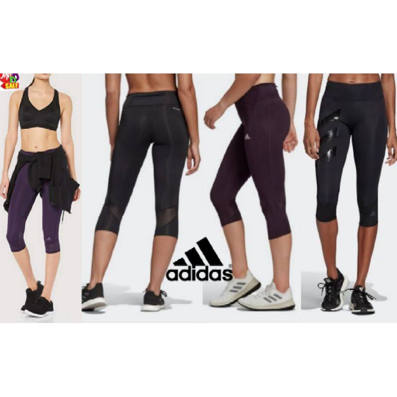 Adidas - ใหม่ กางเกงใส่วิ่งออกกำลังกายรัดรูปสามส่วน ADIDAS OWN THE RUN ...