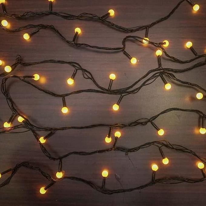 ไฟ Led 100 ดวงทรงกลมสีขาวสําหรับตกแต่งต้นคริสต์มาส | Shopee Thailand