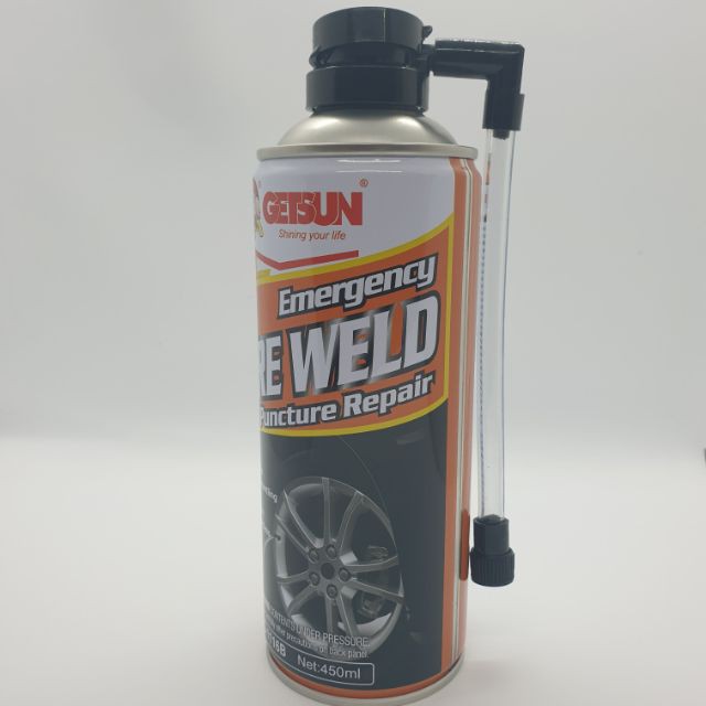 ☼สเปรย์เติมลมและปะยาง ยี่ห้อ getsun ขนาด 450 ml แพคละ 1 กระป๋อง | Shopee Thailand