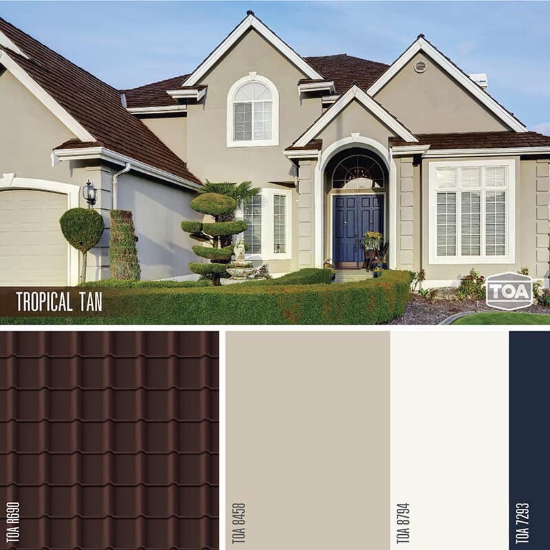 (1.0 แกลลอน) สีน้ำอะคริลิก100% ซุปเปอร์เมเทค/โฟร์ซีซันส์ #8458 #8794 ...