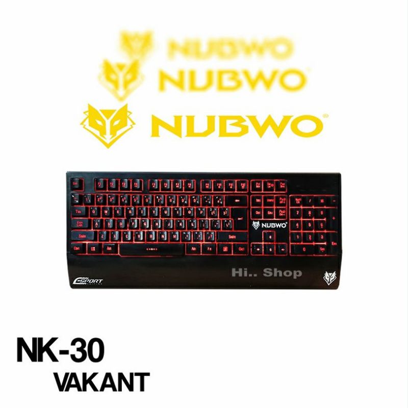 NUBWO VAKANT NK-30 KEYBOARD มือสอง สภาพสมบูรณ์ สีไฟใช้ได้ทุกฟังค์ชั่น | Shopee Thailand