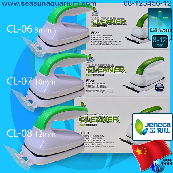 Jeneca CL-06 / CL-07 / CL-08 Floating Magnetic Glass Cleaner แม่เหล็กขัดตู้ cl05 cl06 cl07 cl08 ...