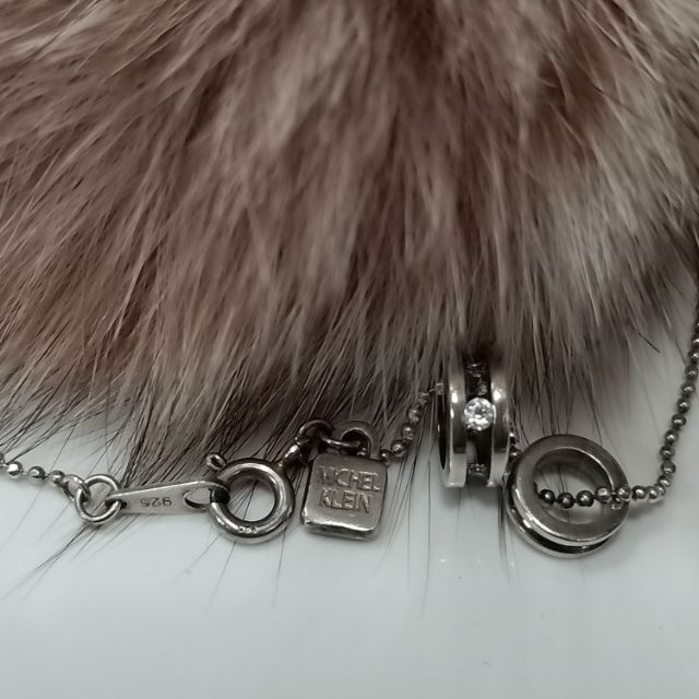 สร้อยคอเงินแท้925 MICHEL KLEIN ยาว16นิ้ว สวยๆ ราคา 1500 พร้อมส่งems | Shopee Thailand