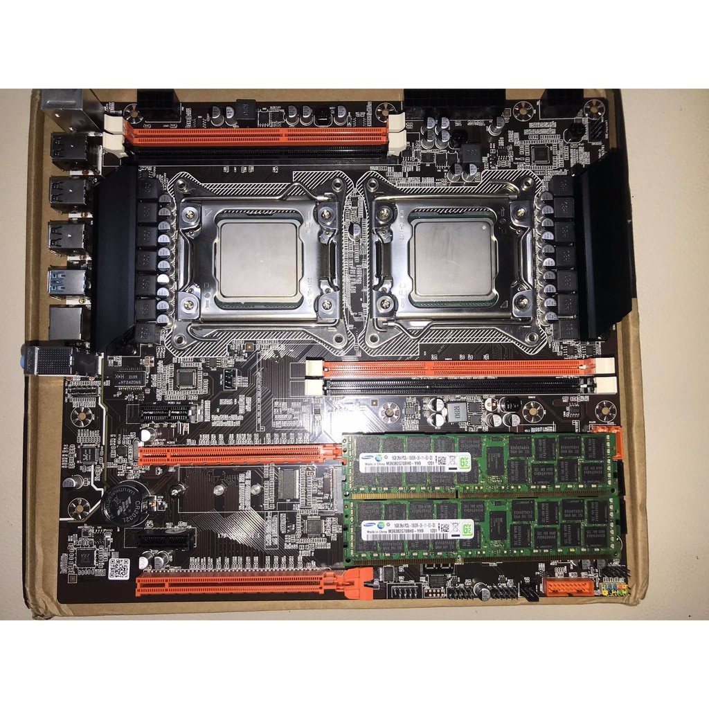 Xeon Set X99 Dual CPU E5 2650 V3 X2 ( 20/40) SAMSUNG ECC RAM 16G*2(32G ...