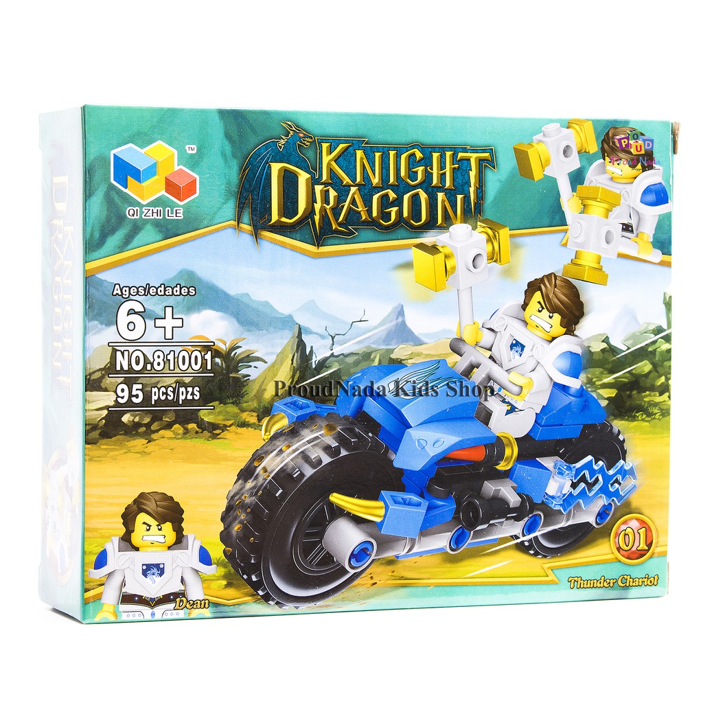 ProudNada Toys ของเล่นเด็กชุดตัวต่ออัศวิน QI ZHI LE 81001 KNIGHT DRAGON ...