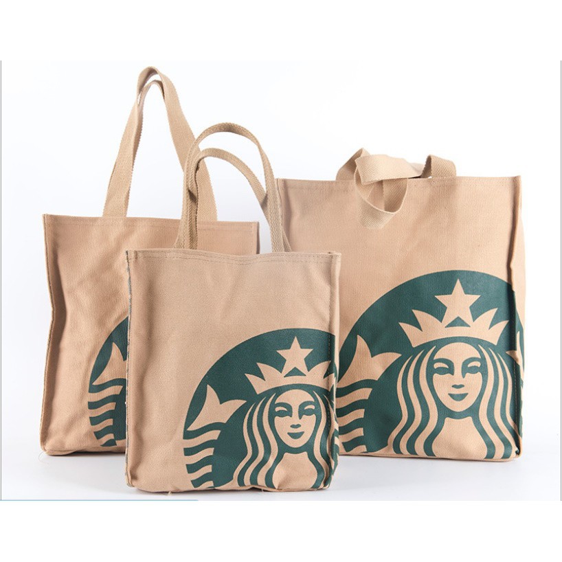 🎉PROMO🎉🍒💯 Starbucks cloth bag กระเป๋าผ้า Star | Shopee Thailand