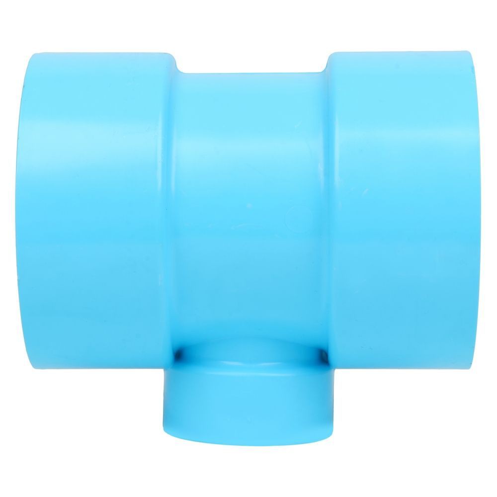 Joints REDUCING FAUCET TEE PVC SOCKET SCG 4"X2" LITE BLUE Pipe fitting ...