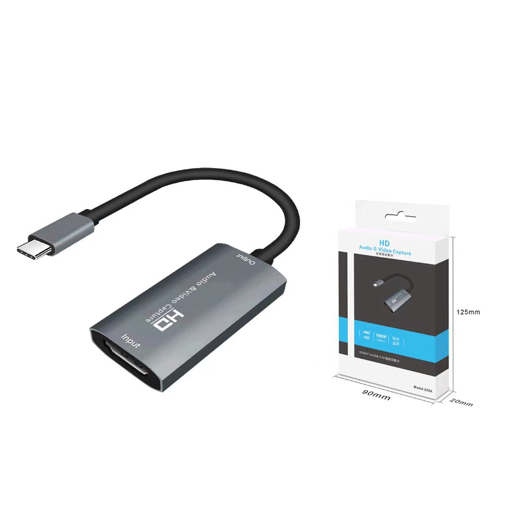 HDMI Capture with Loop 4K 1080P Video Capture HDTV to type c USB 3.1 ...