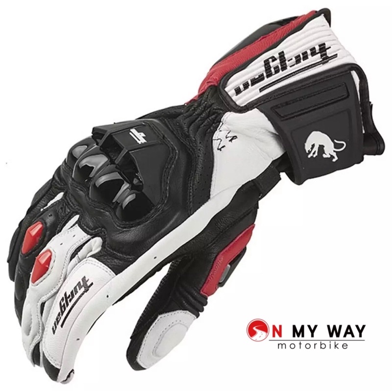 ถุงมือหนังข้อยาว Furygan AFS-18 สำหรับขับบิ๊กไบค์ รถมอเตอร์ไซค์ | Shopee Thailand
