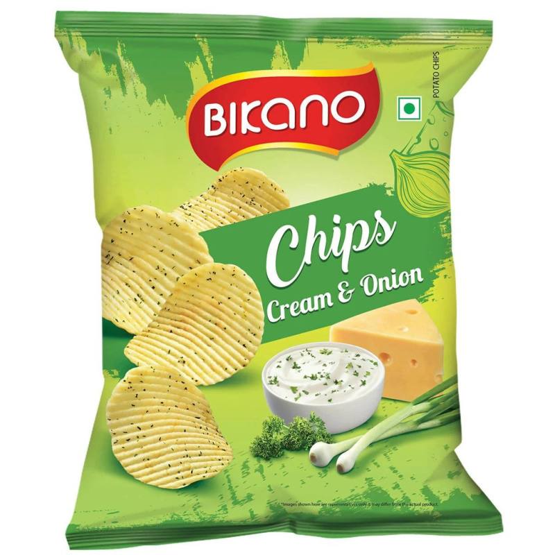 BIKANO -->> CHIPS CREAM & ONION 60g ครีมและหัวหอ | Shopee Thailand