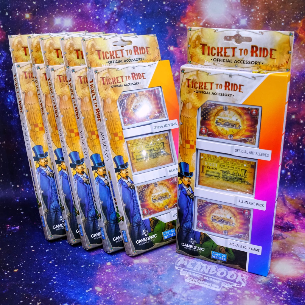 Ticket to Ride Art Sleeve by Gamegenic สำหรับภาค Original และ ภาค ...
