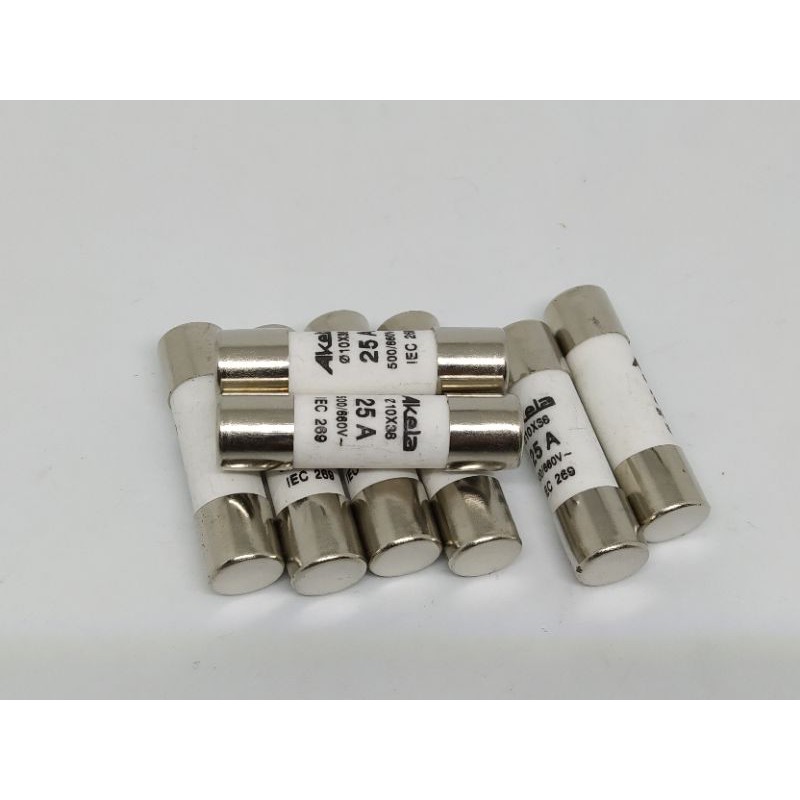 ฟิวส์ 10×38MM 380V 1A 2A 3A 4A 6A 8A 10A 16A 20A 25A 32A 40A(แพ็คละ10 ...
