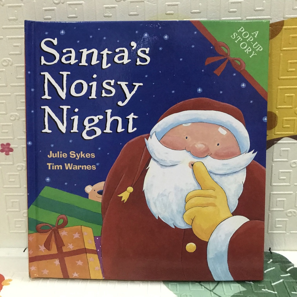 หนังสือภาษาอังกฤษ มือสองนำเข้าจากอังกฤษA POP-UP STORY Santa's Noisy ...