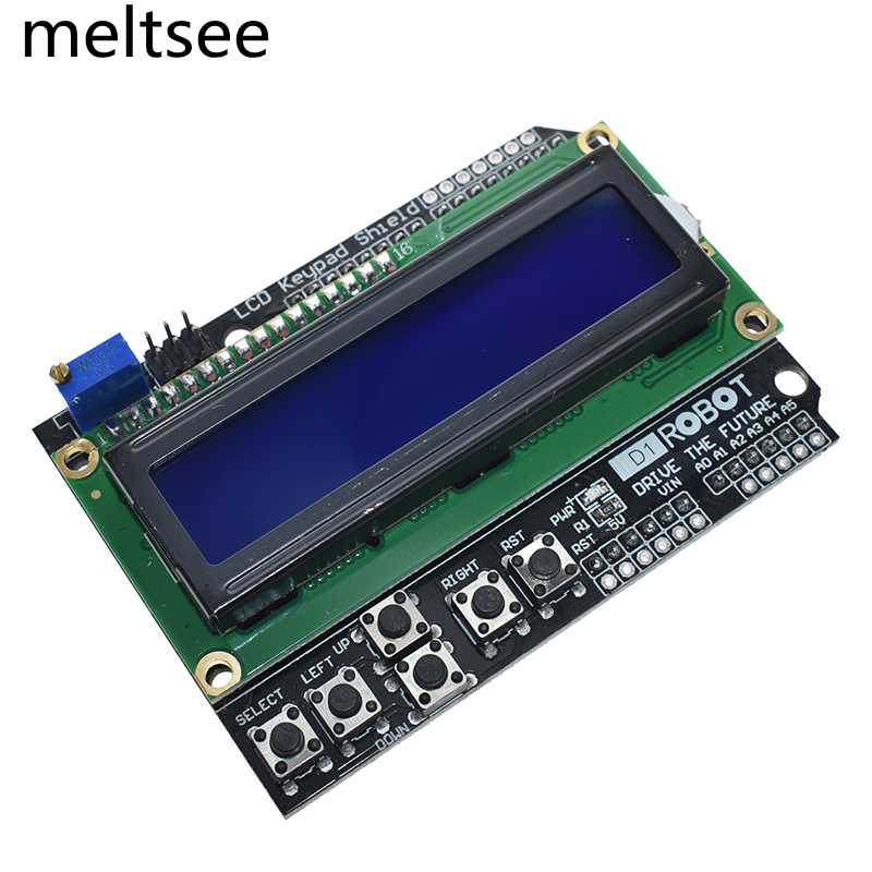 Lcd Keypad โล่ Lcd1602 1602 LCD Keypad Shield LCD1602 โมดูลหน้าจอแสดงผล ...