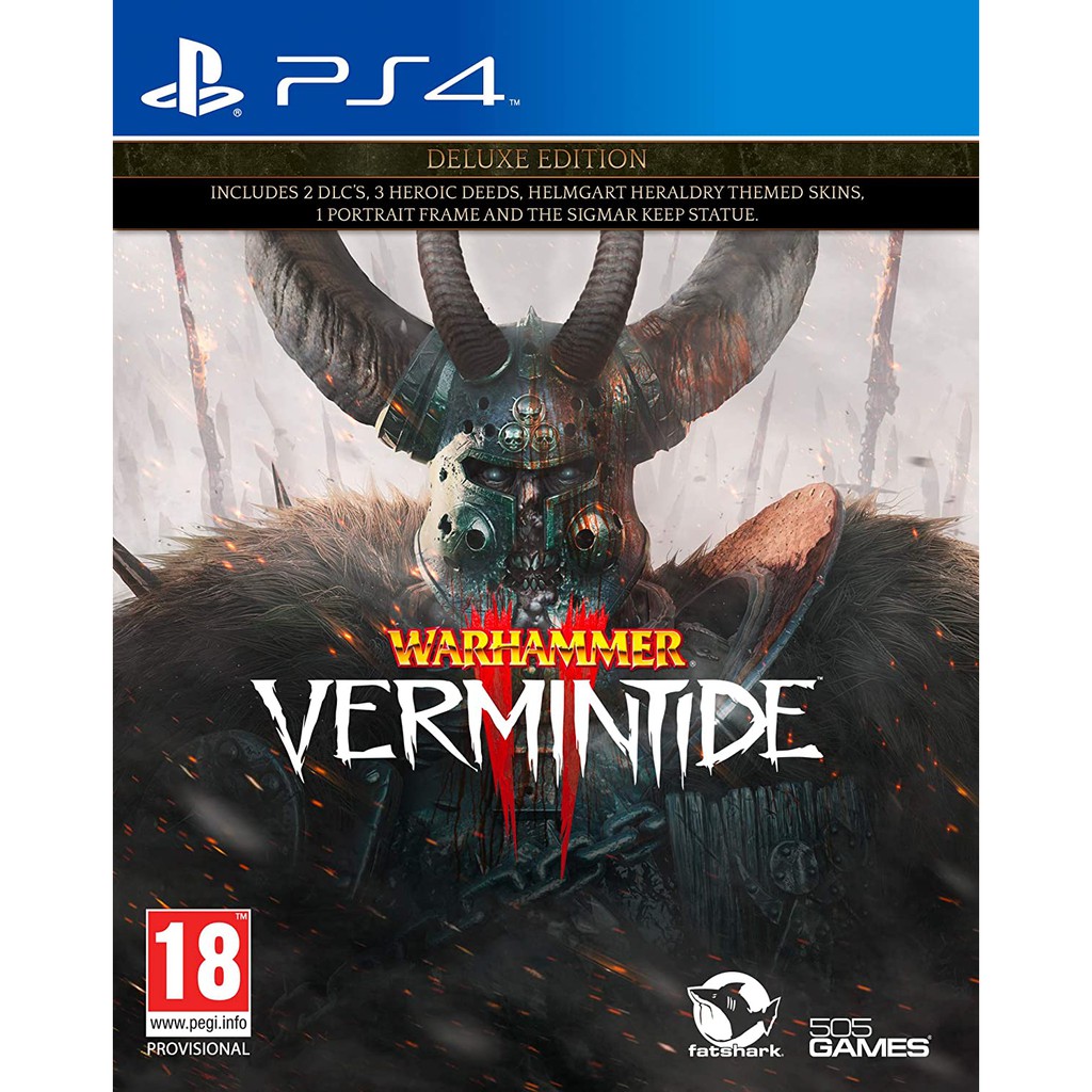PS4 Warhammer Vermintide 2 Deluxe Edition (Zone 2) อังกฤษ แผ่นใหม่มือ ...