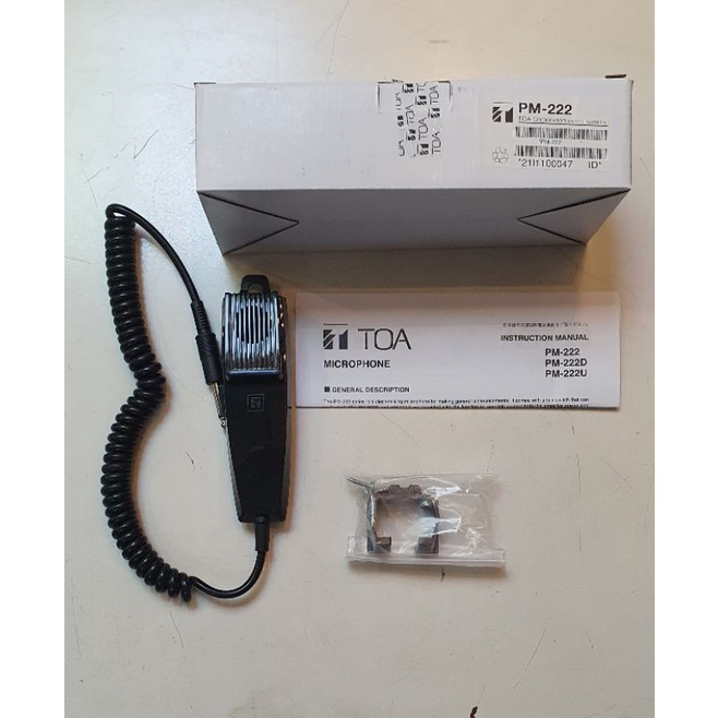 ไมโครโฟน TOA PM-222 (ออกใบกำกับภาษีได้) | Shopee Thailand