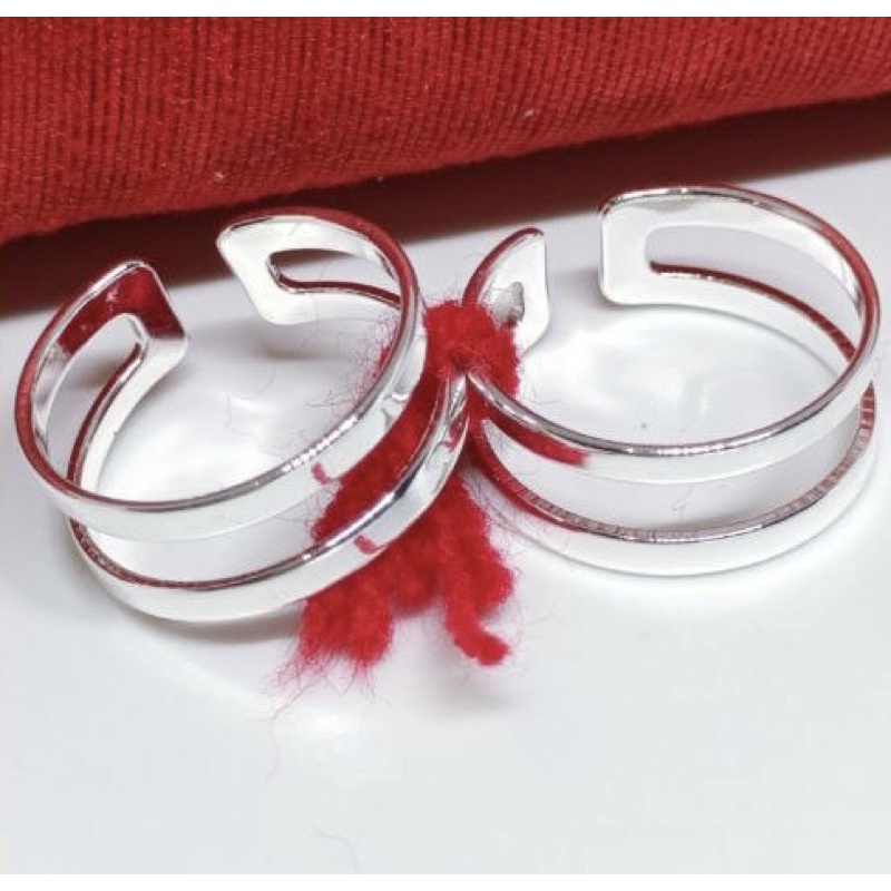 Nishaaz แหวนเงิน 925 Metti (คู่) / นิ้วเท้า ( ) | Shopee Thailand