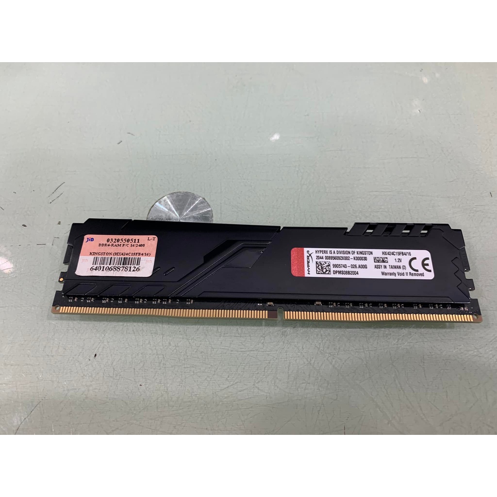 DDR4(2400)16GB Kingston (Hyper-X/HX424C15FB4/16) มือสอง สภาพสวยๆ ประกันเท่าของใหม่ครับ | Shopee ...