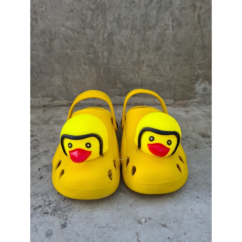 รองเท้าเด็กหัวโต เป็ดมีเสียง แตะเด็ก ลายเป็ด-มีเสียง ราคาถูก. | Shopee ...