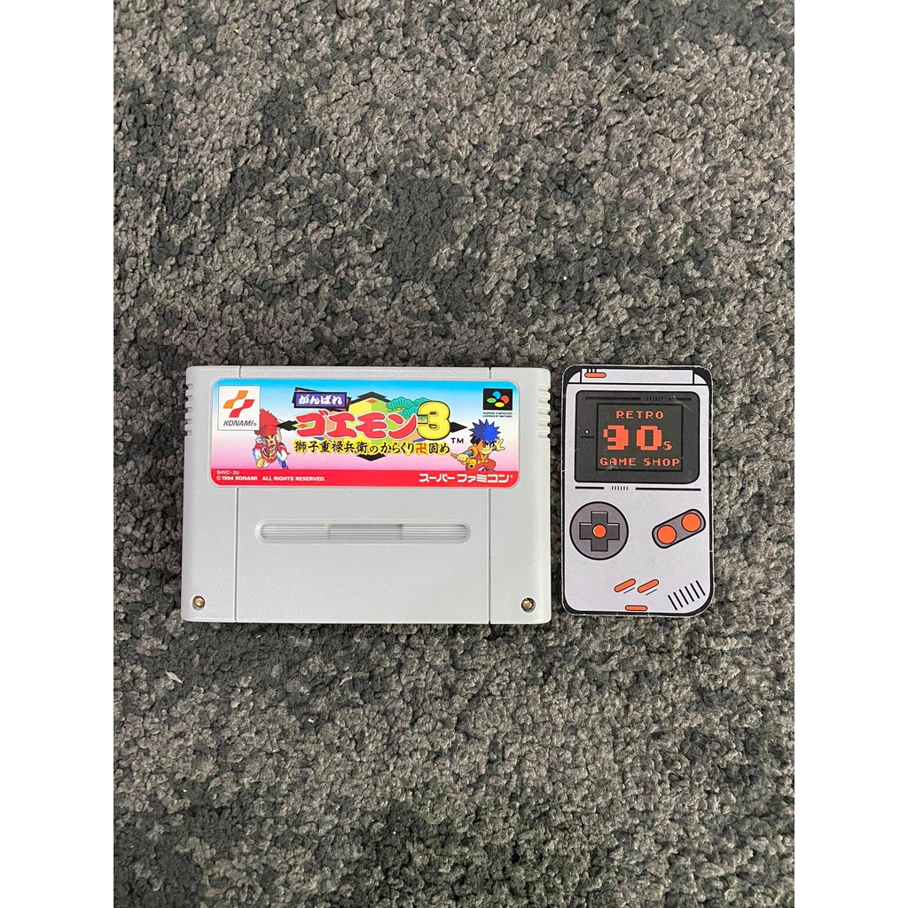 Konami Cartridge Super Famicom Ganbare Goemon /Japan | Shopee Thailand
