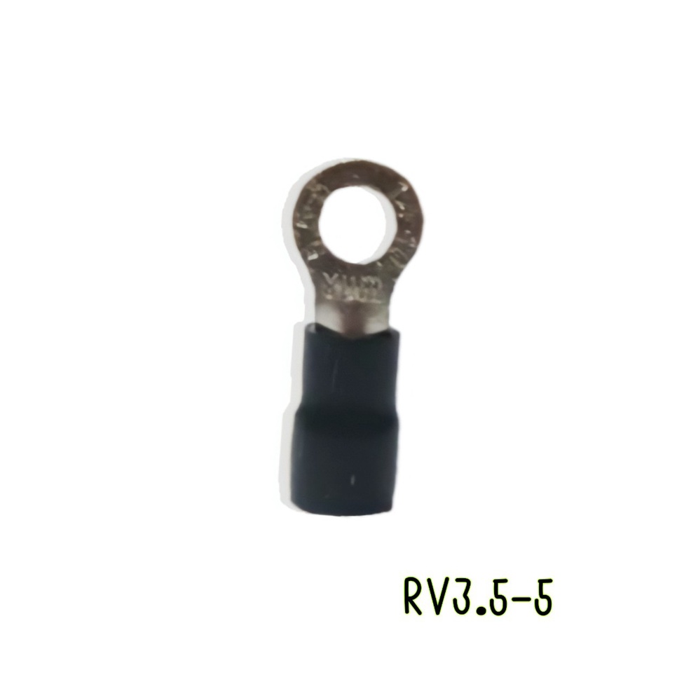 หางปลากลม แบบหุ้ม RV3.5 100 ชิ้น เขียว/ดำ | Shopee Thailand