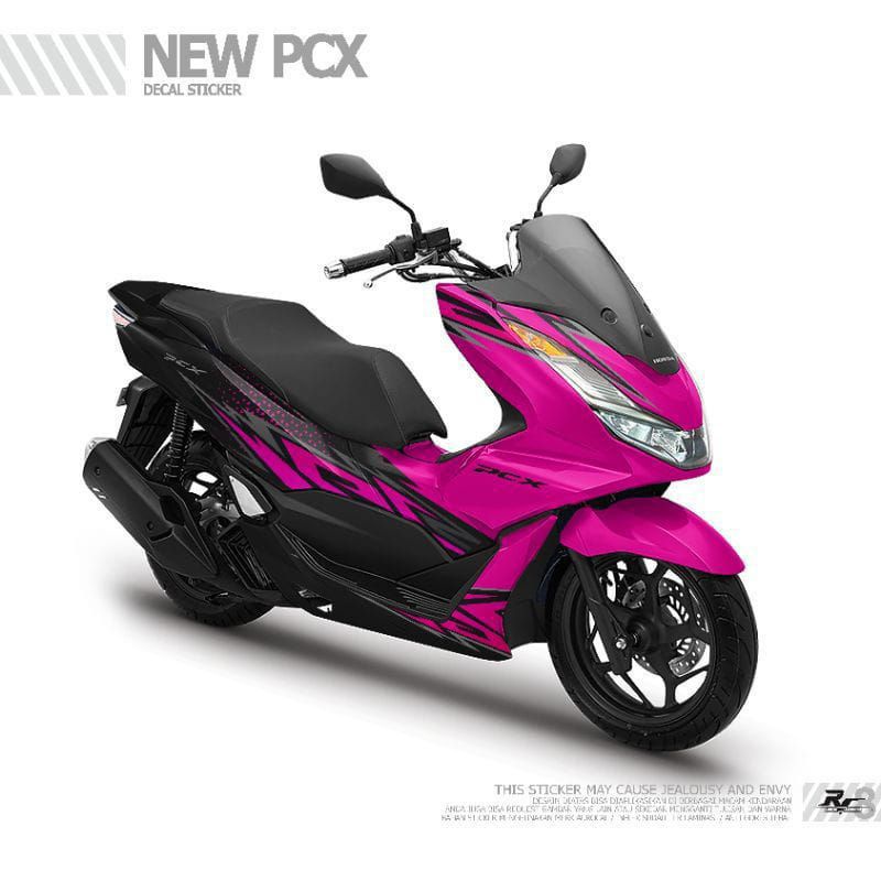 สติ๊กเกอร์วาริชั่น Honda pcx 160 สีชมพู | Shopee Thailand