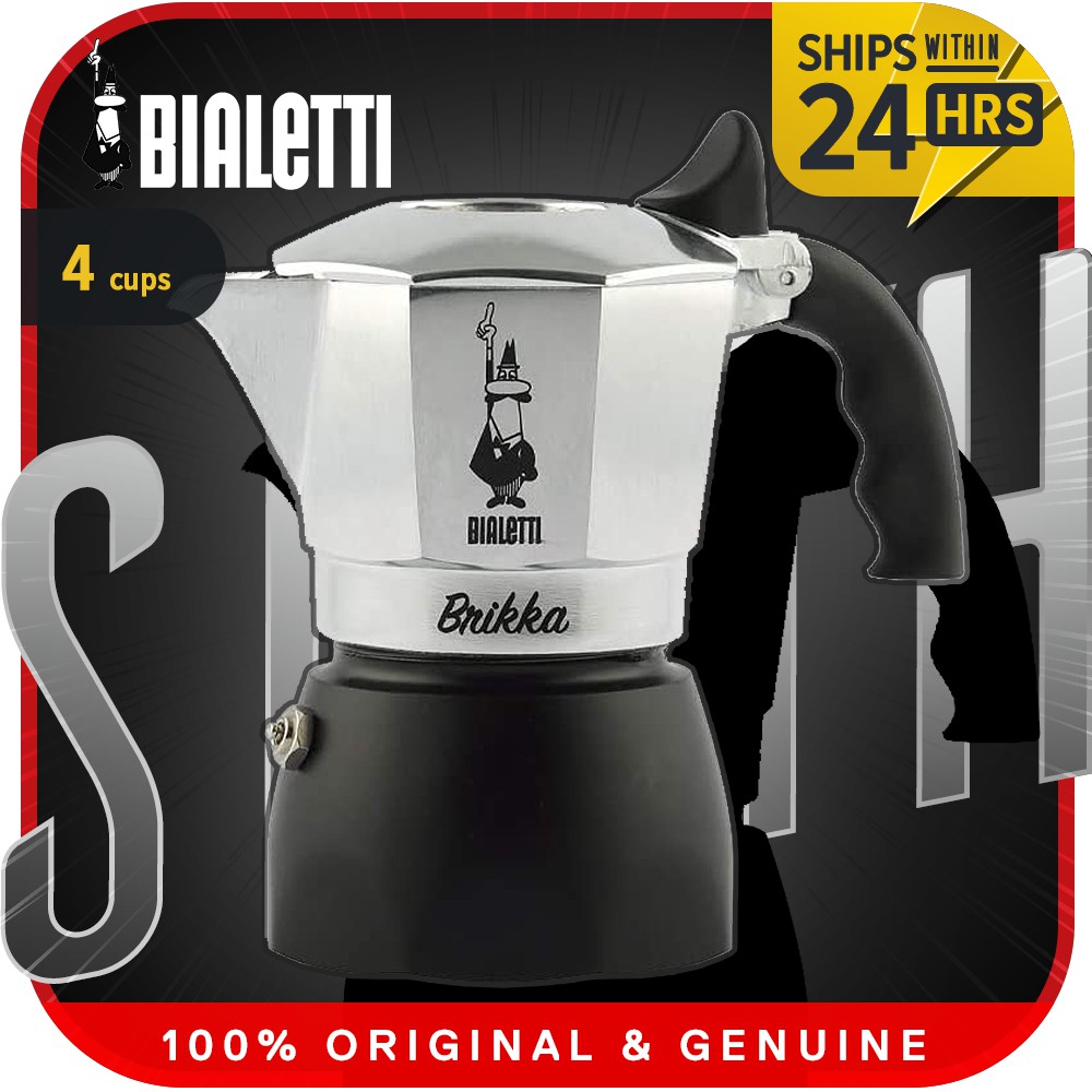 Bialetti New Brikka, Moka Pot (โมเดลปี 2020) เครื่องชงกาแฟ เท่านั้นที่สามารถผลิตครีมของเอสเปรส ...