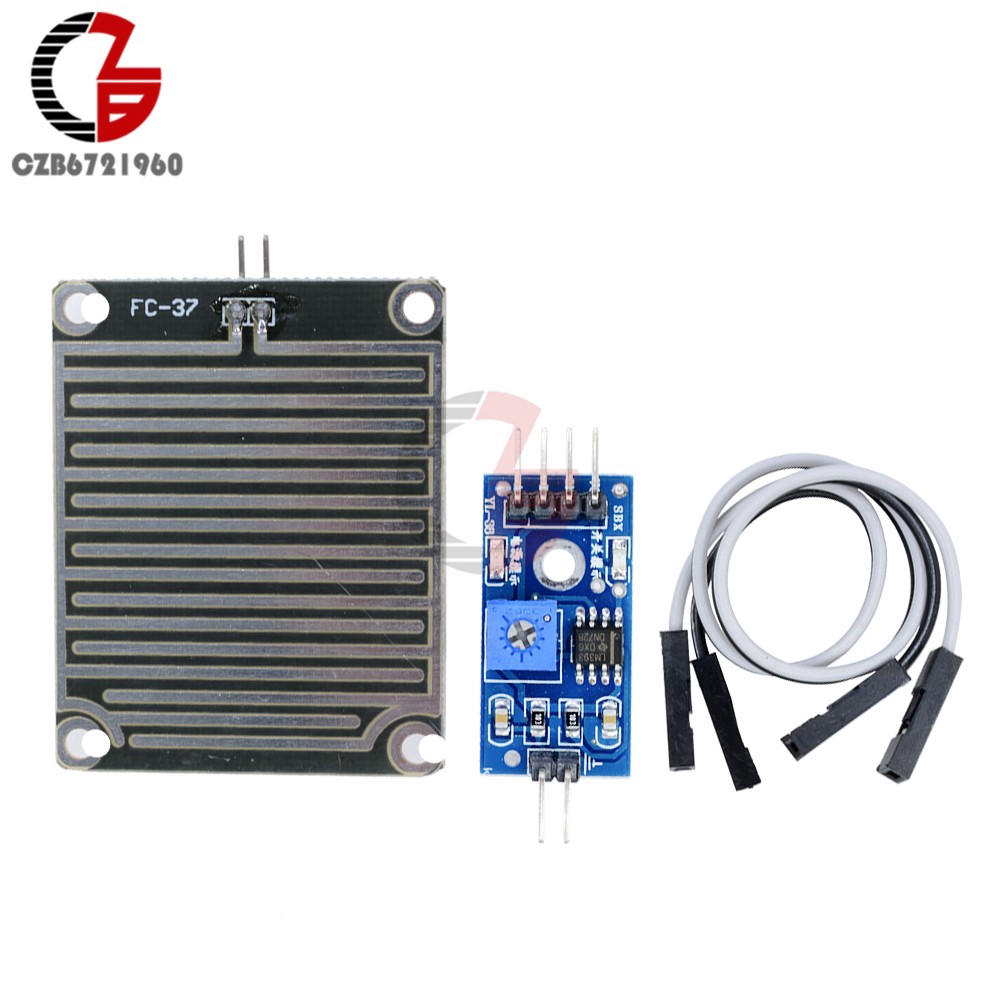 1set/lot Snow/Raindrops Detection Sensor Module Rain Weather Module ...