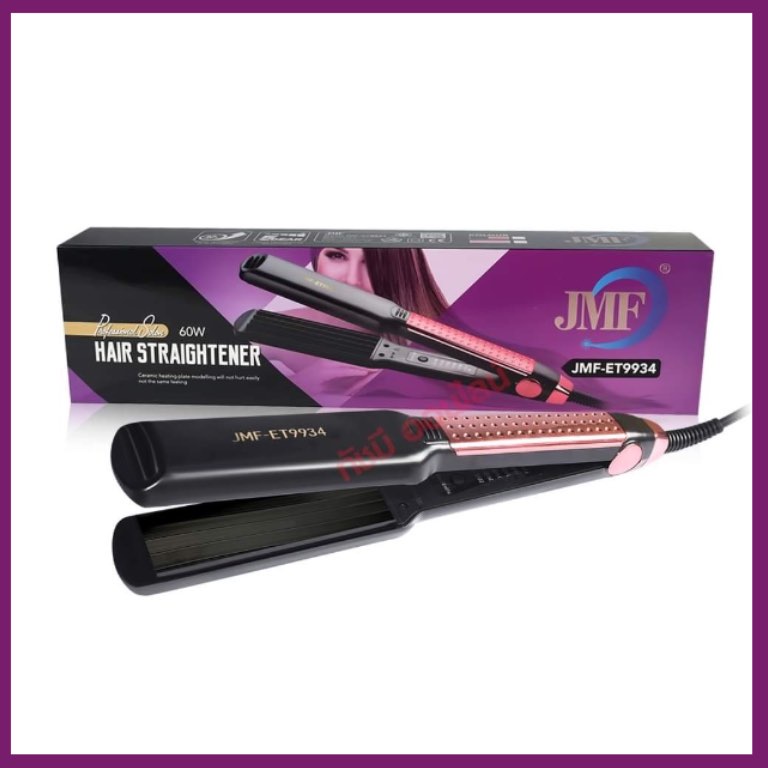 JMF JMF-9934 เครื่องหนีบผม ที่หนีบผม JMF9934 ม้วนผม ยืดผม ปรับระดับความร้อนได้ 5 ระดับ ทำให้ผม ...