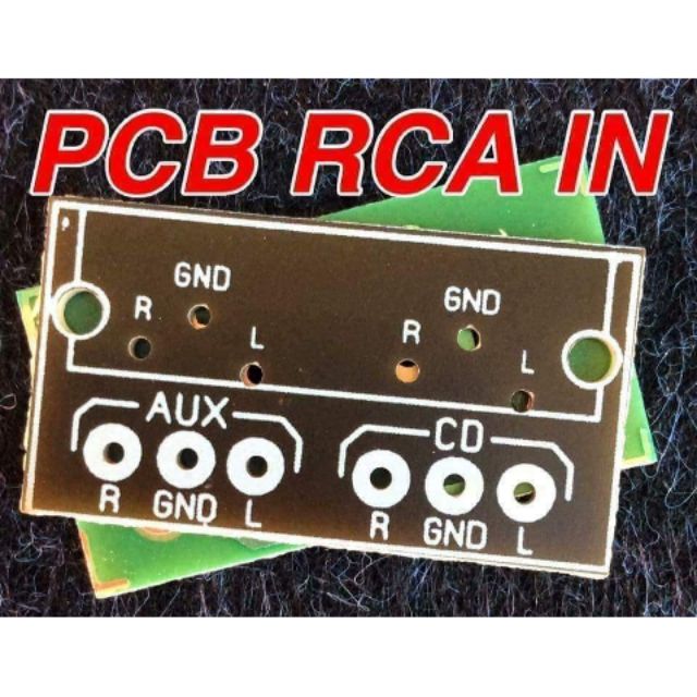 PCB RCA IN แผ่นละ 6 บาท (แผ่นเปล่า) | Shopee Thailand