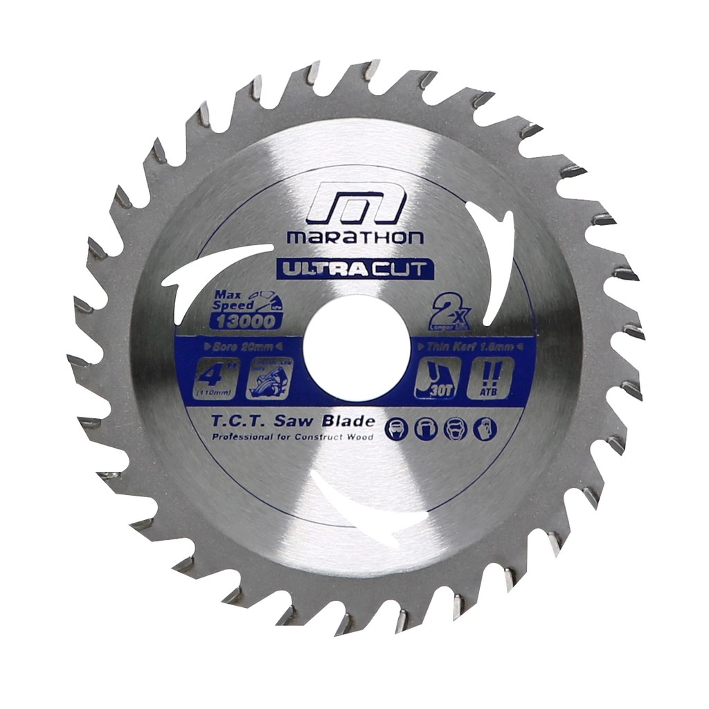 MARATHON (มาราธอน) ULTRA ใบเลื่อยวงเดือน 4” (110 MM) X 30T(M312-1230) | Shopee Thailand