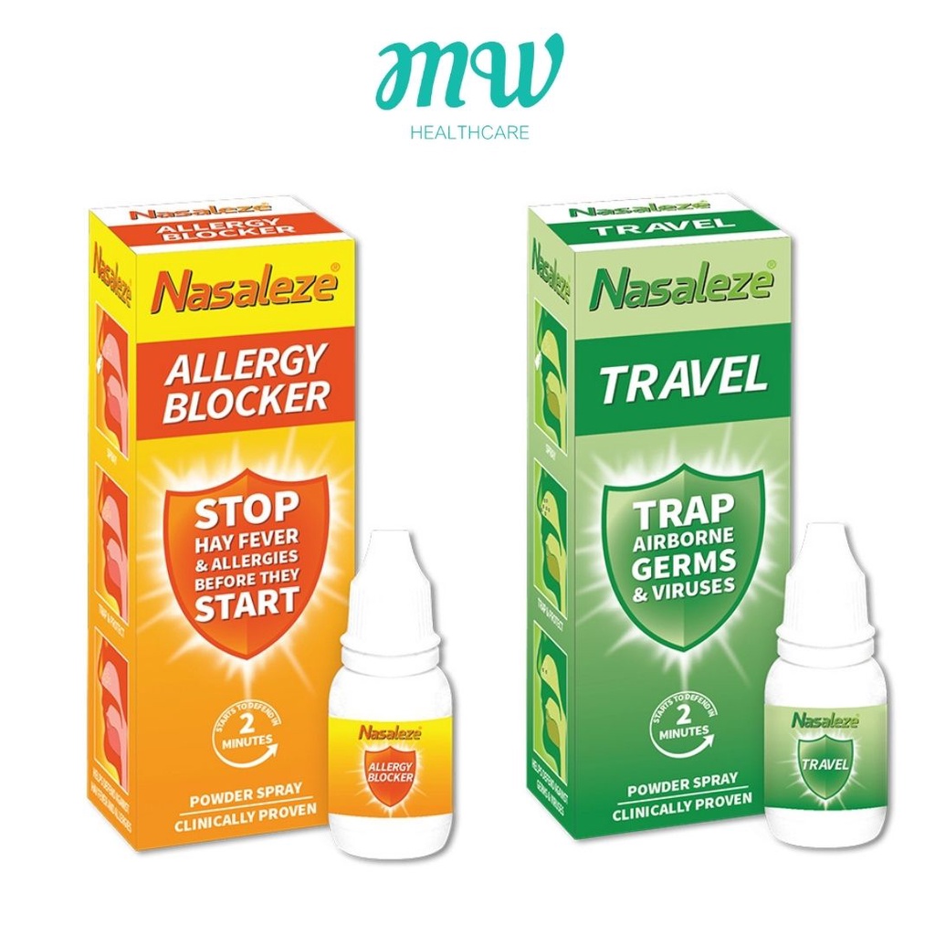 Nasaleze Travel 800mg. ดักจับ ไวรัส exp 01/01/25 นาซารีส Powder Spray ...