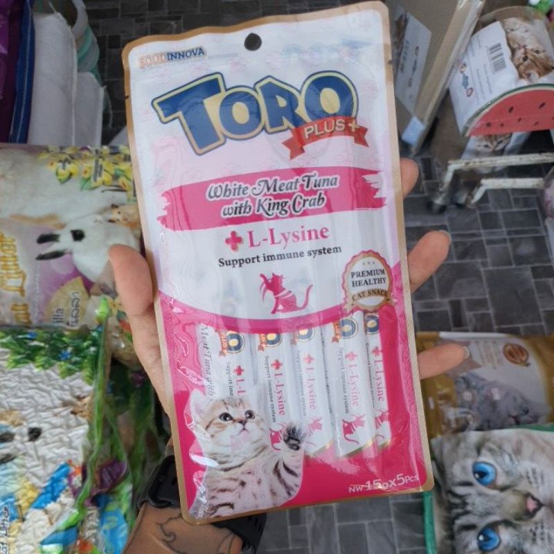 toro plus snack cat โทโร่ พลัส สูตรใหม่ premium ขนมแมวเลีย โทโรโทโร่ ...