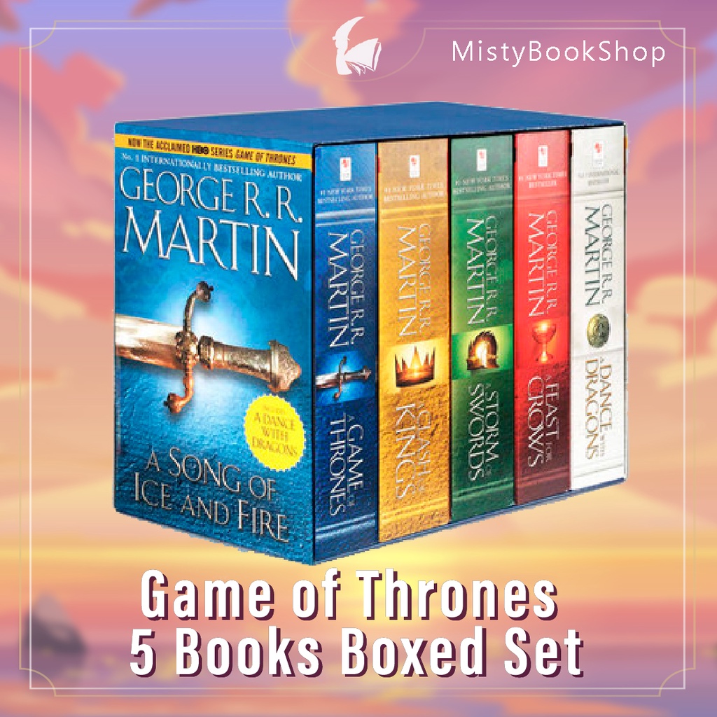 [พรี 9-15วัน ] Game of Thrones box set 5 เล่ม (George RR Martin Song of ...