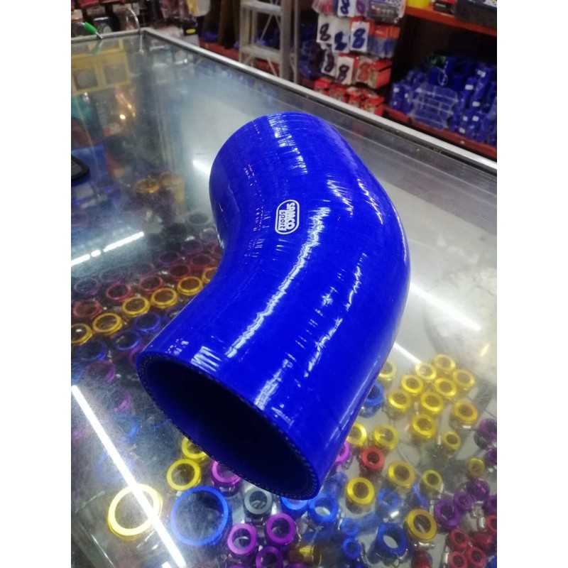 ท่อยางซิลิโคน samco ขนาด 2.75 ออก 3 นิ้ว งอ45องศา | Shopee Thailand