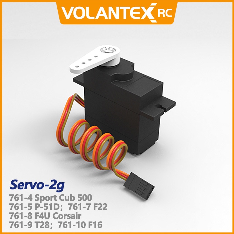 Volantex RC plane Parts Steering Gear Servo 2g For 761-4 Sport Cub 500/ ...