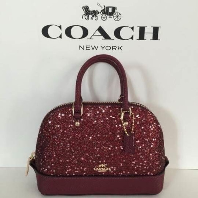 Coach Micro MINI Sierra Star Glitter Satchel Crossbody Bag | Shopee ...