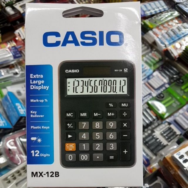 Casio MX-12B เครื่องคิดเลขตั้งโต๊ะ 12หลัก ของใหม่ ของแท้รับประกัน2ปีจาก ...