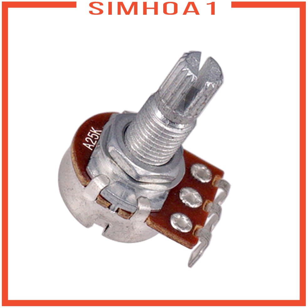 [SIMHOA1] 4 ชิ้น 25K POTS กีตาร์ไฟฟ้าโพเทนชิโอมิเตอร์และลูกบิด | Shopee ...