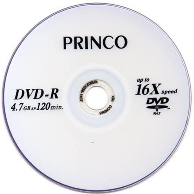 แผ่นเปล่า DVD PRINCO 4.7 GB Sp120min up to 16x speed | Shopee Thailand
