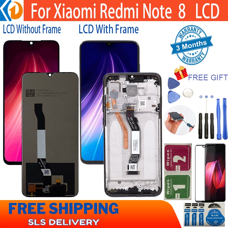 อะไหล่หน้าจอสัมผัส LCD พร้อมกรอบ สําหรับ Xiaomi Redmi note 8 Redmi note 8 pro Redmi note 8T ...